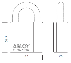 ABLOY PL341 Brass Padlock | ABLOY for Trust